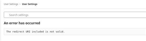 Gitlab The Redirect Uri Included Is Not Valid Nextauthjs Next Auth