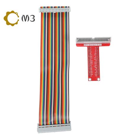 Rpi Gpio Breakout Expansion Board Ribbon Cable Assembled T Type
