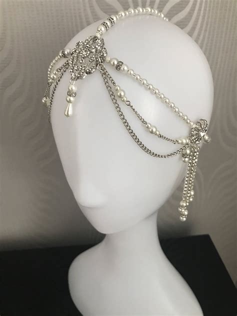 Жемчуг в саду украшение природы Цепочки для волос Серьги для хряща