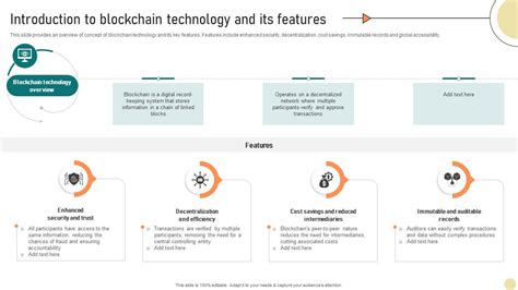 A118 Visionary Guide To Blockchain Technologys Introduction To