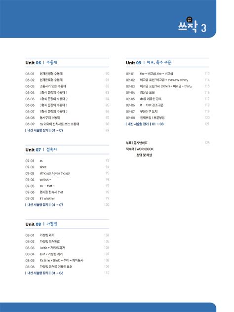 알라딘 미리보기 중학 영어 쓰작 3 쓰기 작문