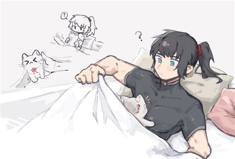 Noah And His Kitty Mio Art By Tutai On Twitter R Xenoblade Chronicles