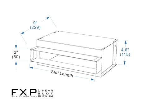 Flo Matrix Hvac 12x2 Fxp Plenum Box