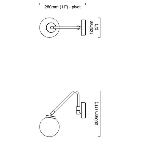 Array Opal Wall Light