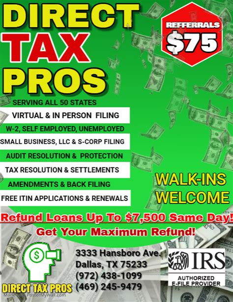 Copy Of Tax Service Flyer Postermywall