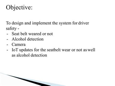 Seat Belt Iot 00 Pptx