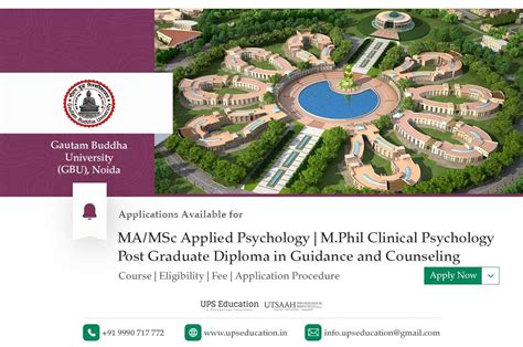 Psychology Admissions At Gbu Noida Ups Education