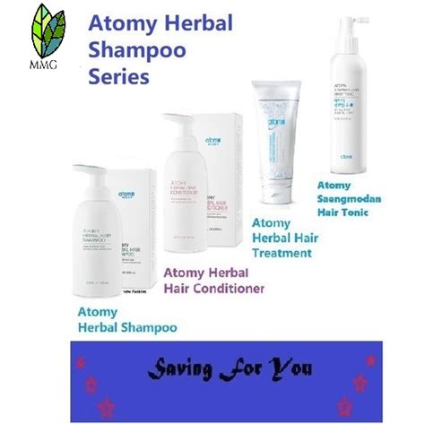 Atomy Herbal Hair Shampoo Hair Treatment Hair Conditioner Ready