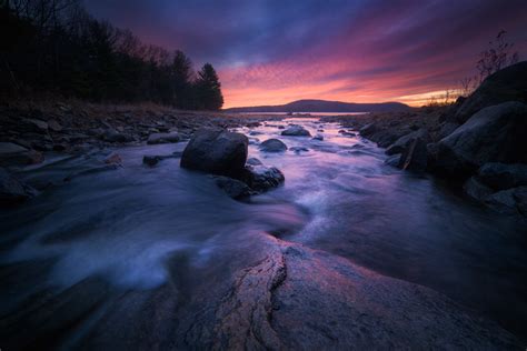Hopp Brook Sunrise Quabbin Reservoir Ma Patrick Zephyr Photography
