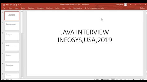 Java Interview Questions Asked In Infosysusa Youtube