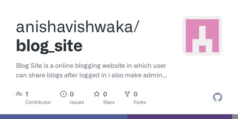 github anishavishwaka blog site blog site is a online blogging