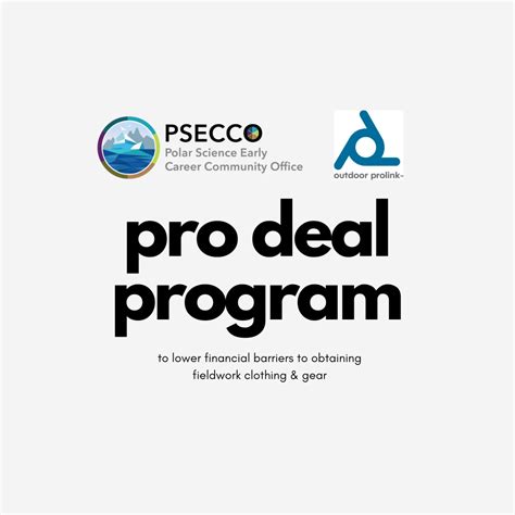 Psecco Gear Discounts Polar Science Early Career Community Office