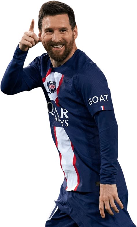 Lionel Messi Paris Saint Germain Football Render Footyrenders
