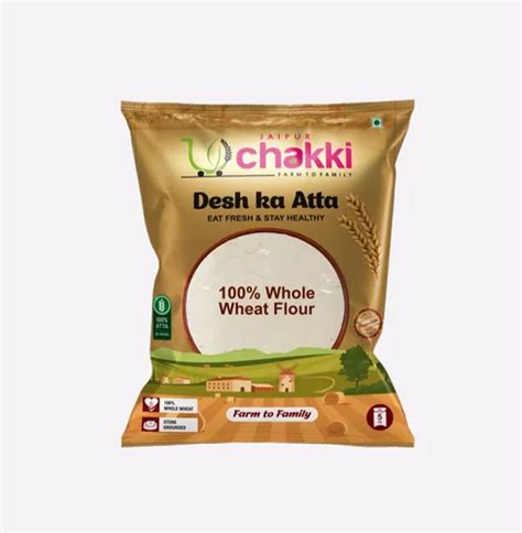 Jaipur Chakki Premium Chakki Fresh Atta 10 Kg Packaging Type