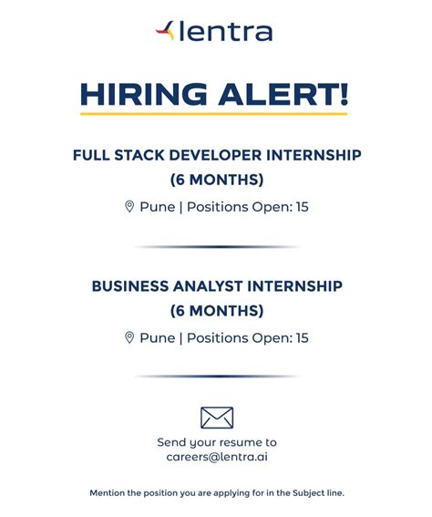 Saurav Bagal On Linkedin Hiringalert Lentra Internshipopportunity