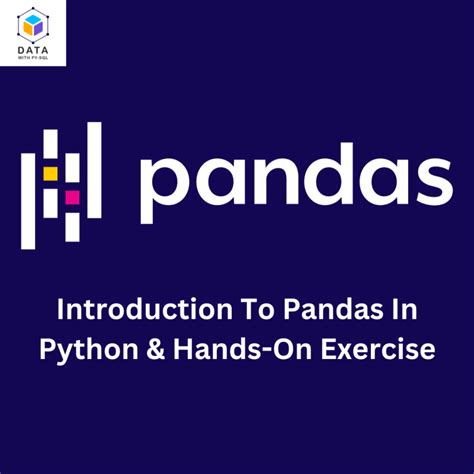 Abhishek Saud On Linkedin Introduction To Pandas In Python And Hands On Exercise