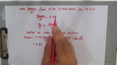 How To Find Safe Load And Live Load Analysis Of Singly Reinforced Beam YouTube