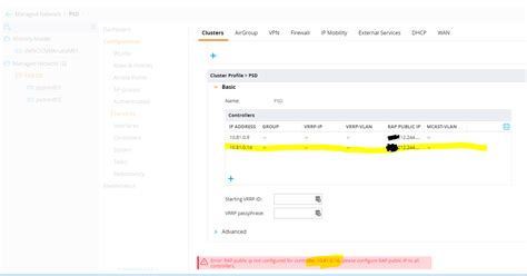 Add RAP External IP To Existing Cluster Wireless Access
