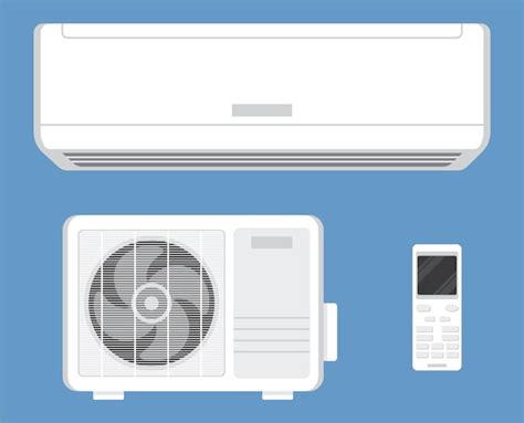 Premium Vector Vector Set Air Conditioner Illustration