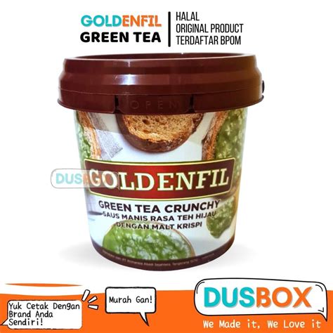 Jual Goldenfil Greentea Crunchy Selai Roti Bakar Toping Roti Selai Roti Selai Coklat
