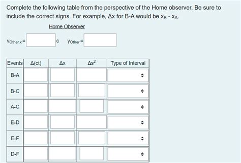 The Space Time Interval Δ S Between Two Events Can