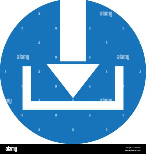 Download Icon Vector Illustration Symbol Template Stock Vector Image