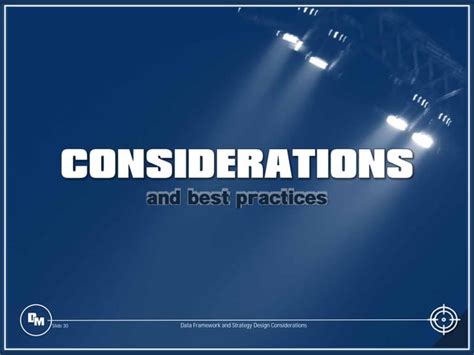 Data Framework Design Ppt