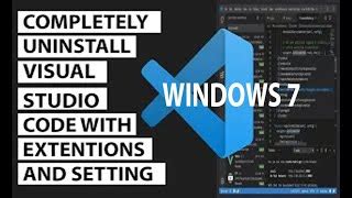 How To Perform Clean Uninstall Of Vs Code Visual Studio Code In Windows Aleksandar Haber Mp3