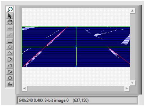 Lane Detection Result Based On The Proposed Real Time Lane Detection