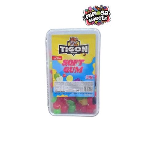 Tigon Jellies Soft Gums Tub 110s Mimosa Sweets