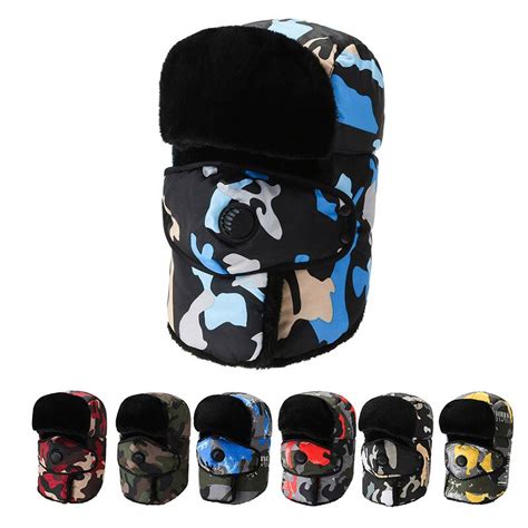 Season Winter Hats Men Women Warm Cap Outdoor Skii Grandado
