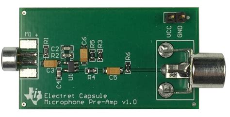 electret microphone circuit explained