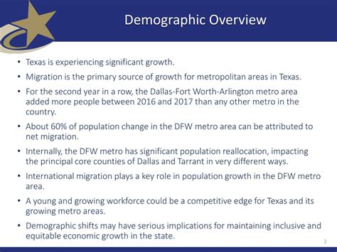 Ppt Demographic Trends Characteristics And Projections For Texas