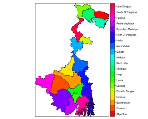 Visualization Plotting Statedistricttaluk Level Maps Using R