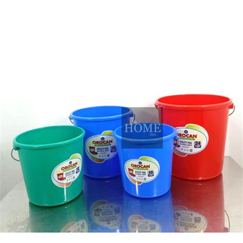 10 12 16 24 Liters Orocan Pail With Stainless Steel Handle Timba Shopee Philippines