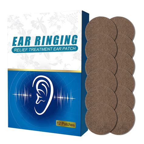 Natural Herbal Tinnitus Relief Patches 12 Pcs Effective Ear Ringing