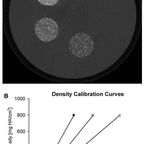 Representative Slice From A Phantom Calibration Scan A And Typical