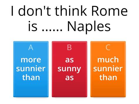Modifying Comparatives Quiz