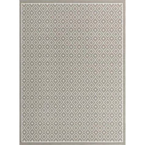 Unique Loom Outdoor Trellis Kafes Gray 9 Ft X 12 Ft 2 In Area Rug