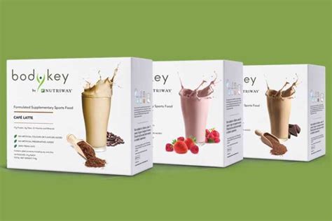 Amway BodyKey By Nutrilite Meal Replacement Shake Café Latte Chocolate Berry Milk tea Lazada