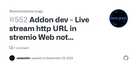 Addon Dev Live Stream Url In Stremio Web Not Supported · Issue 552 · Stremiostremio