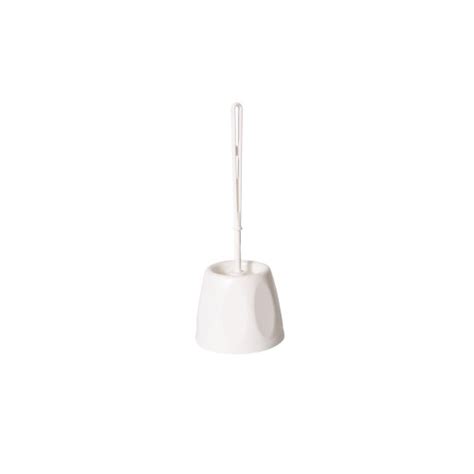 White Toilet Brush Set Open Clh Healthcare