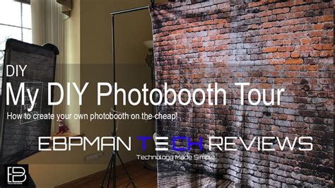How To Make A Photo Booth And Simple Booth Photo Booth Demo Diy Wedding
