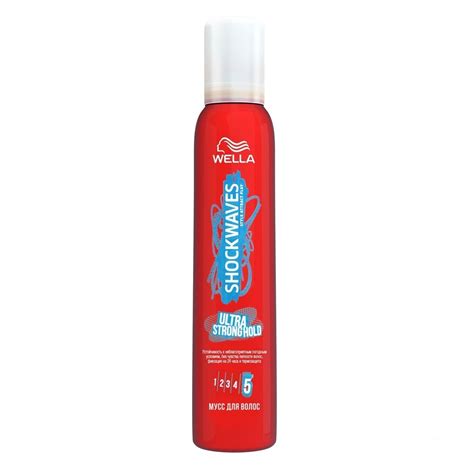Мусс для волос Wella Shockwaves ultra strong hold - «У меня волосы ...