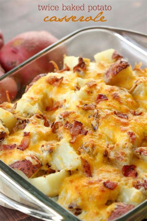 Twice Baked Potato Casserole Recipe Recipes Potatoe Casserole
