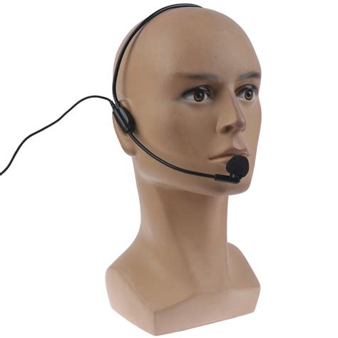 3 5mm Plug Head Mounted Headset Microphone Guide Lecture Speech Headset