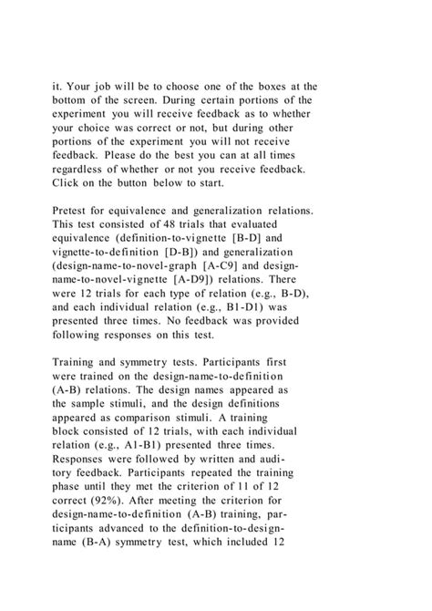 Comparison Of A Stimulus Equivalence Protocol Andtraditional Docx