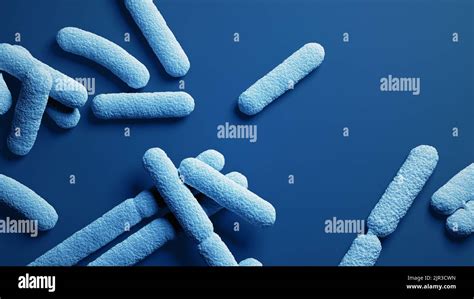 Bacteria Bacterium Blue Color Prokaryotic Microorganisms 3d