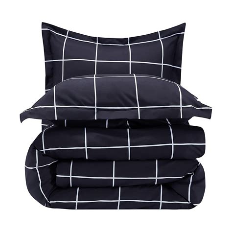 Kibnof Mesh Printed Duvet Cover Zipper Closure And 8 Corner Ties Soft Breathable Four Seasons