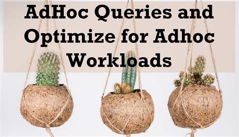 Sql Server Adhoc Queries And Optimize For Adhoc Workloads Sql Authority With Pinal Dave